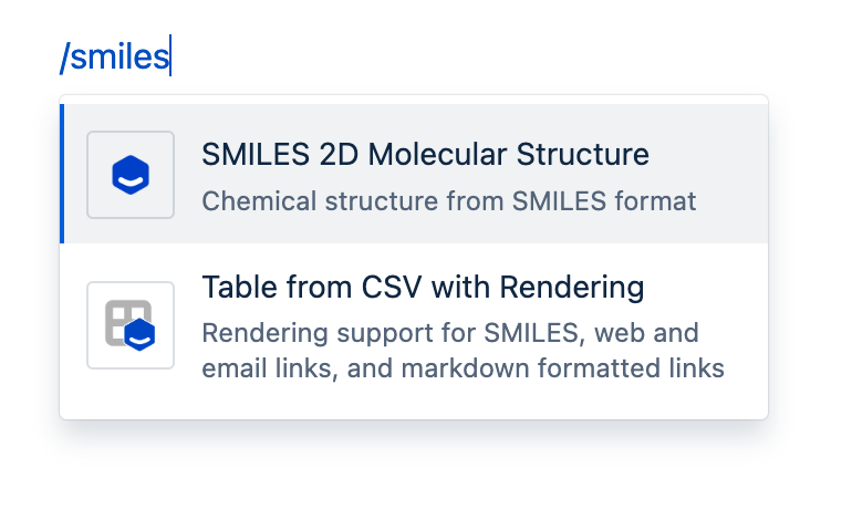 SMILES 2D Molecular Structure macro